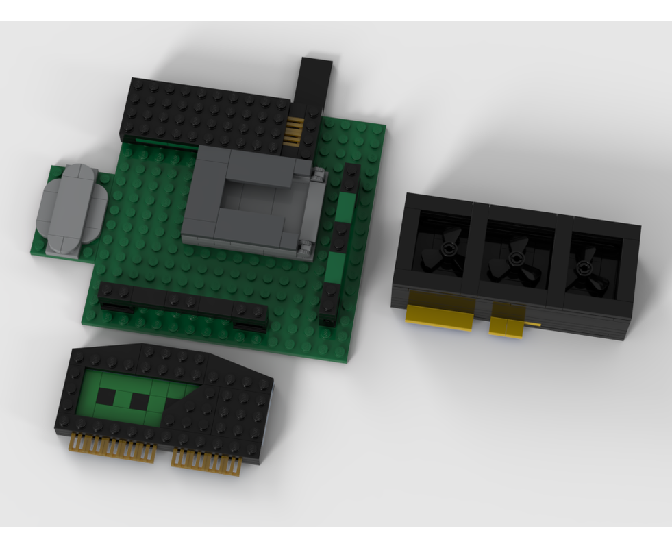 LEGO MOC A motherboard by 51515 | Rebrickable - Build with LEGO