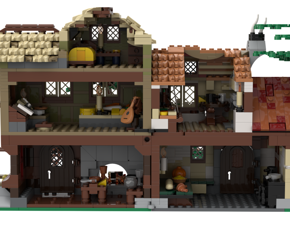 LEGO MOC Lion Knight Outpost by pinplateclip | Rebrickable - Build with ...