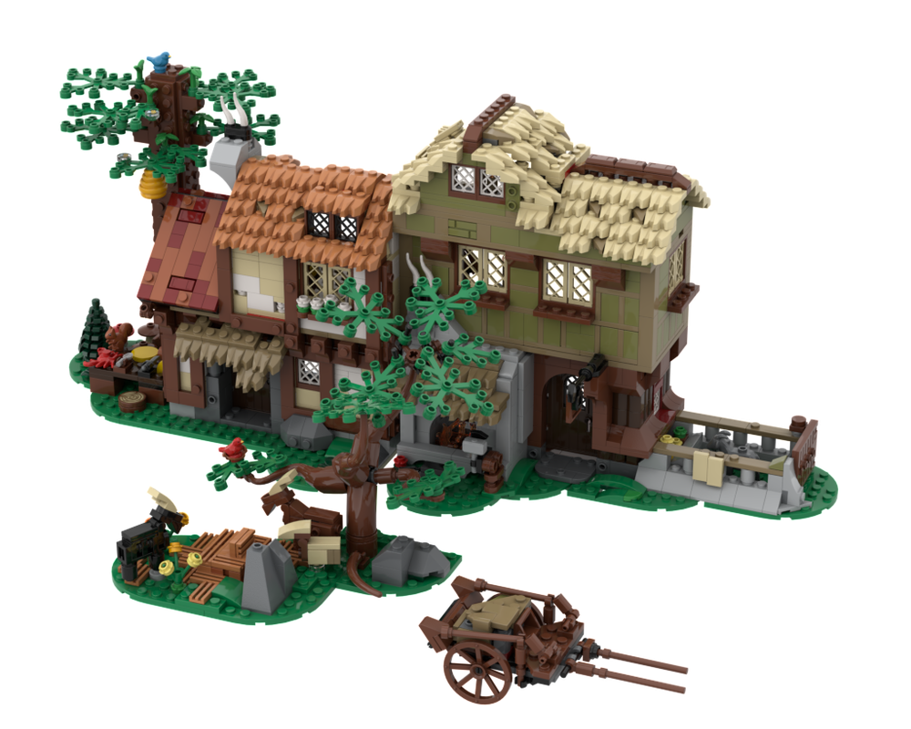 LEGO MOC Lion Knight Outpost by pinplateclip | Rebrickable - Build with ...