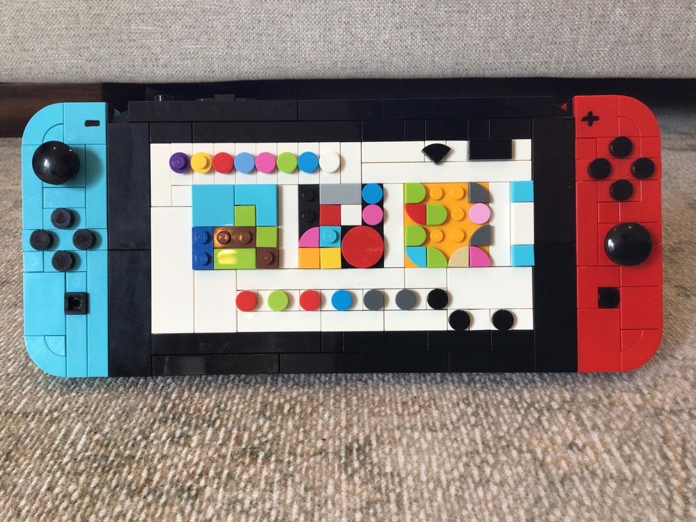 LEGO MOC Nintendo Switch by DnDBrickinBros | Rebrickable - Build with LEGO