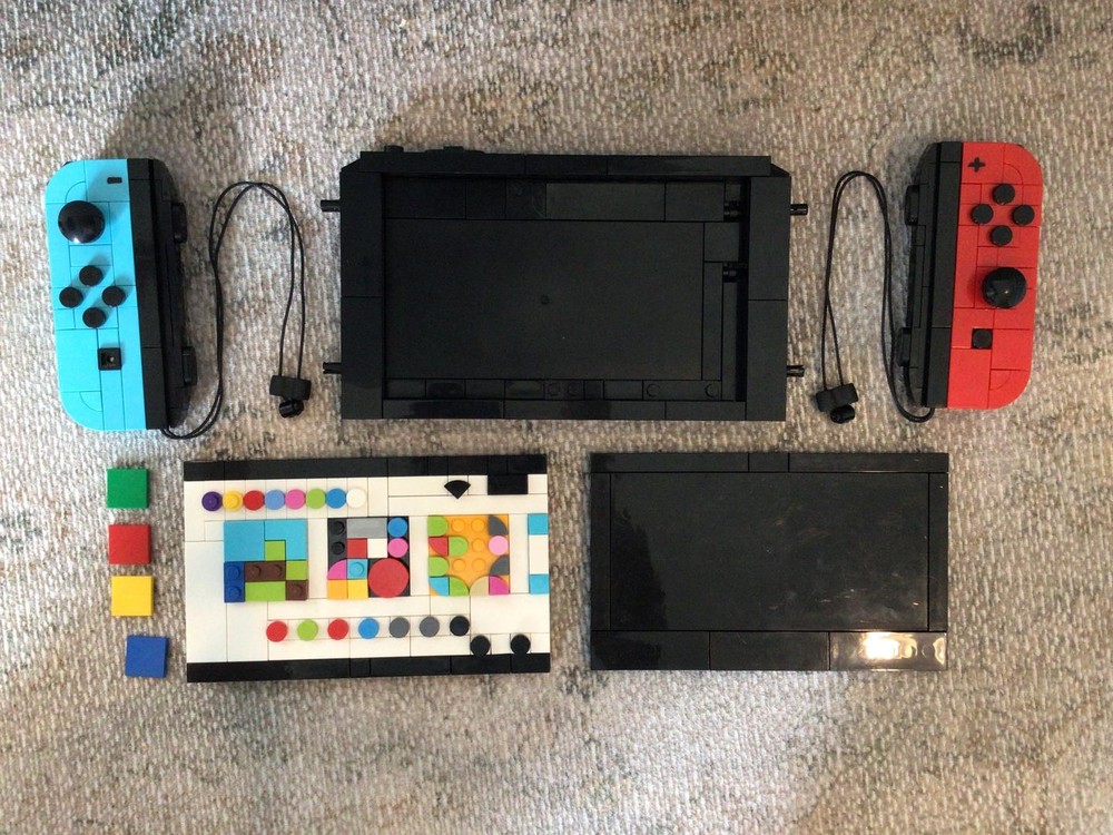 LEGO MOC Nintendo Switch by DnDBrickinBros | Rebrickable - Build with LEGO