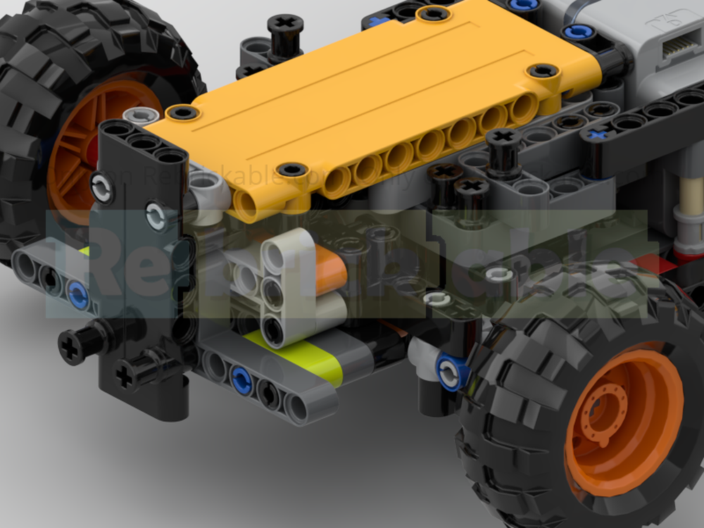 LEGO MOC Simple RC Race Car by RoundTCG | Rebrickable - Build with LEGO