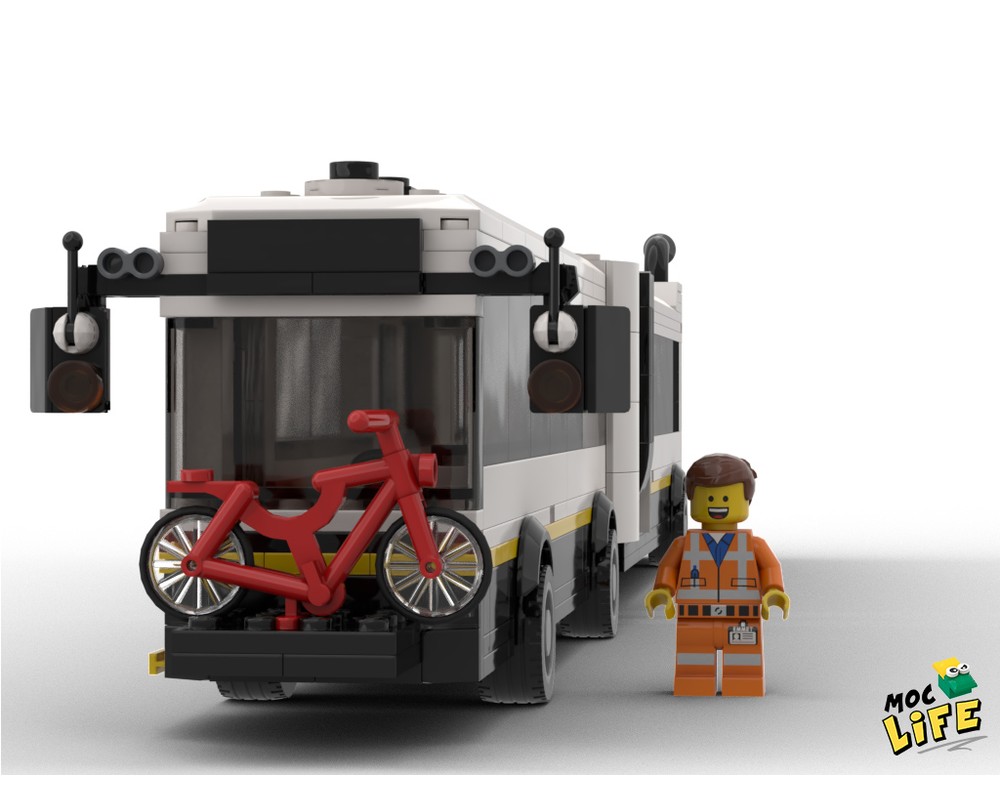 LEGO MOC Articulated bus transit by MocLife | Rebrickable - Build with LEGO