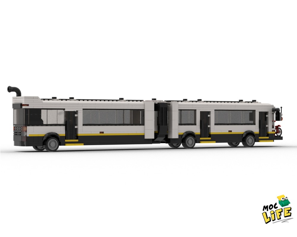 LEGO MOC Articulated bus transit by MocLife | Rebrickable - Build with LEGO