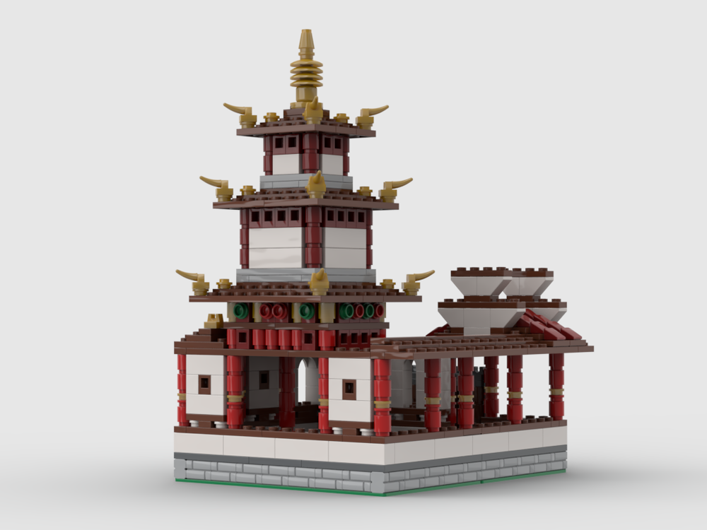 LEGO MOC-225950 Chinese Temple by thekitchenscientist | Rebrickable ...