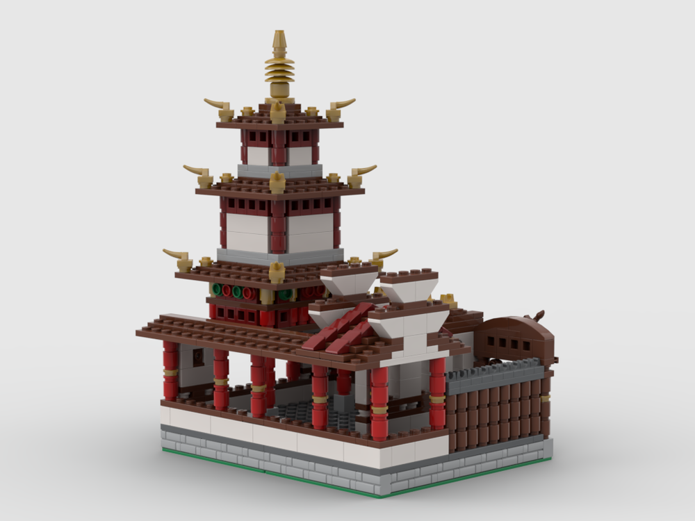 LEGO MOC-225950 Chinese Temple by thekitchenscientist | Rebrickable ...
