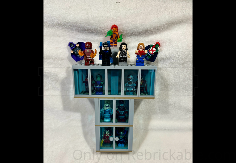 LEGO MOC Small Scale Titans Tower Minifigure Display Case by Stackem ...