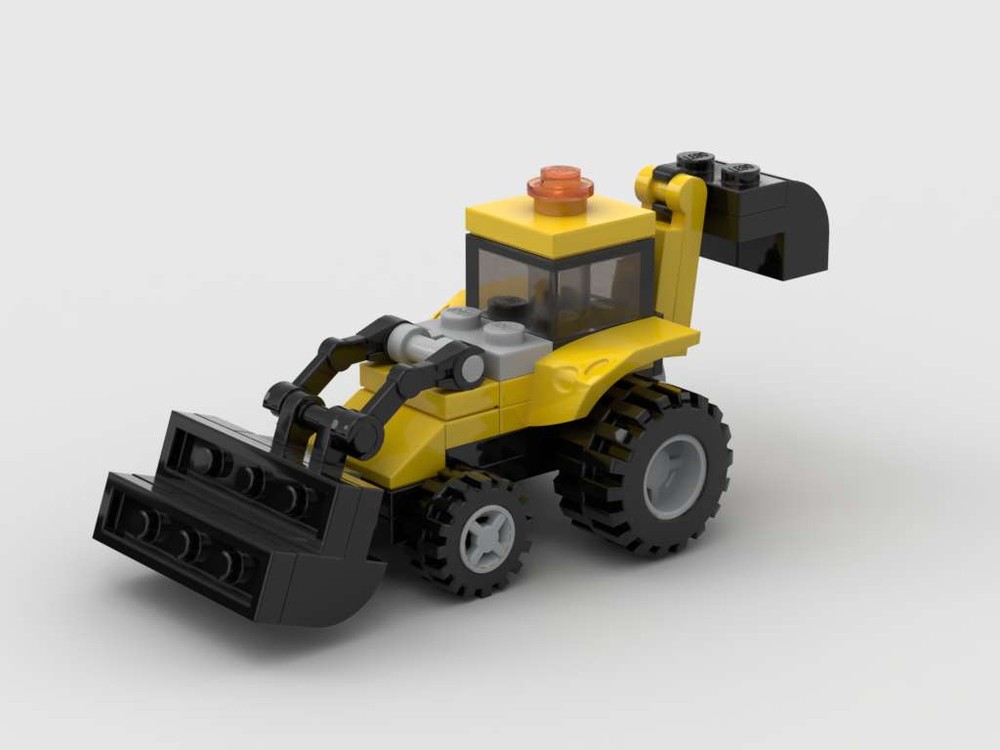 LEGO MOC Mini Backhoe by francisbrick | Rebrickable - Build with LEGO