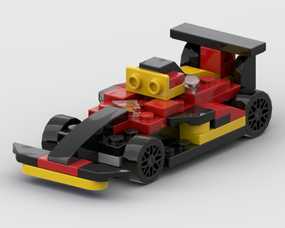 LEGO MOC Mini F1 Car (30709 alt) by DRT16 | Rebrickable - Build with LEGO
