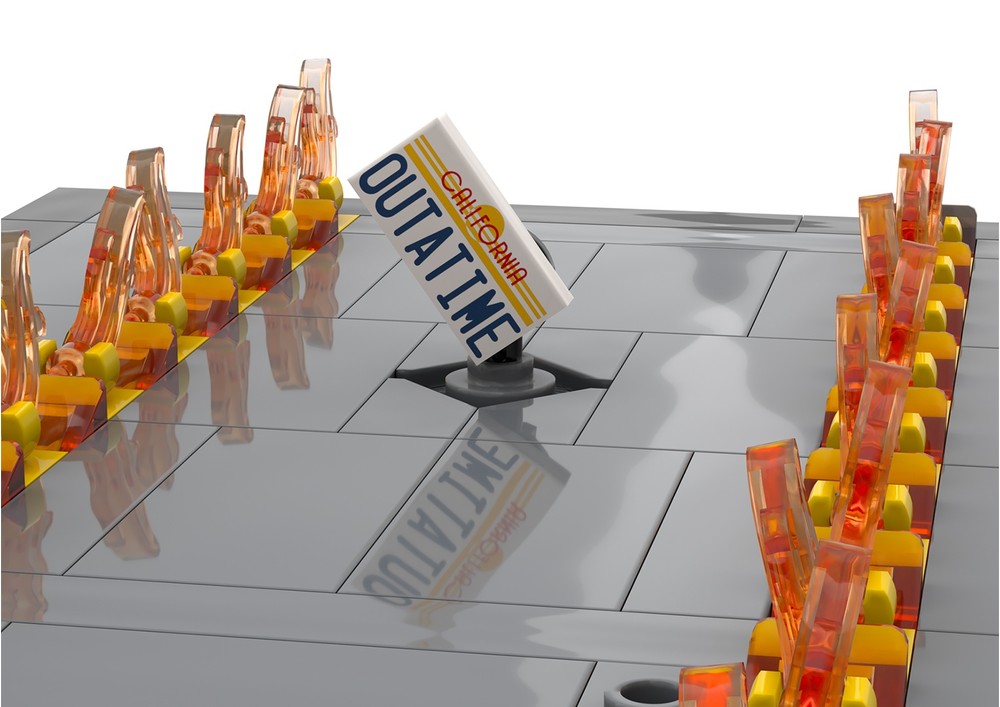 LEGO MOC Delorean Fire Trails - BTTF by Pfundjj | Rebrickable - Build ...