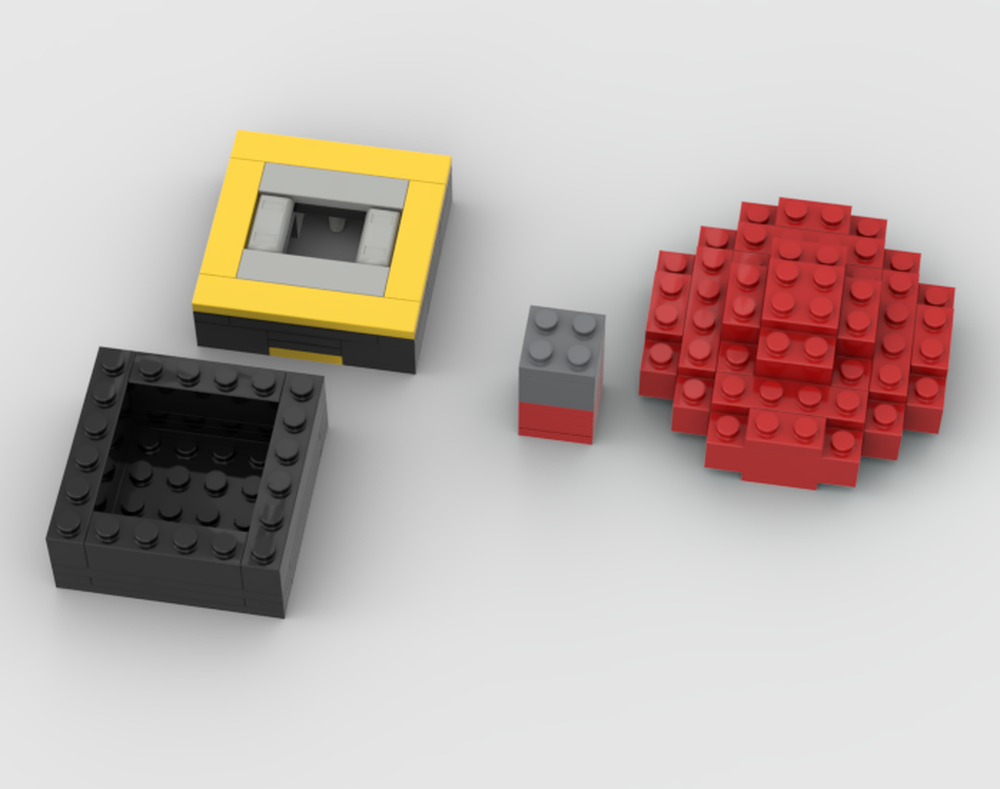 LEGO MOC Lego Emergency Button by Rediron | Rebrickable - Build with LEGO
