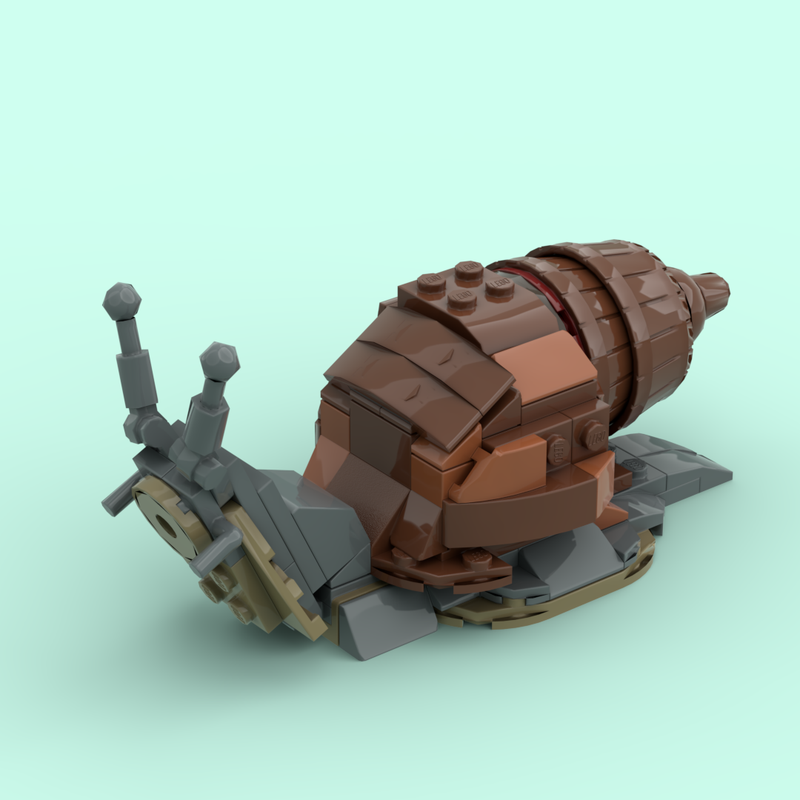 LEGO MOC Giant African Snail by carpetodor | Rebrickable - Build with LEGO