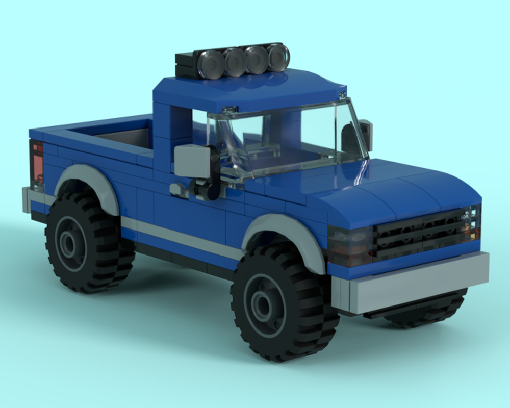 LEGO MOC Old Farm Truck by BigTrainBricks | Rebrickable - Build with LEGO