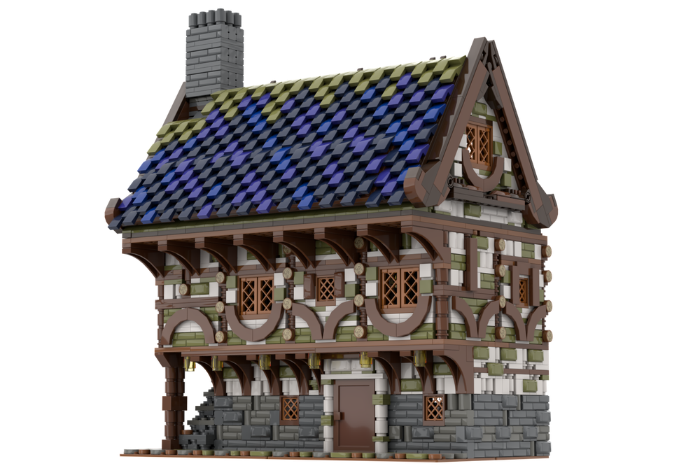 LEGO MOC Medieval House/Bar/Inn by needsomeoat | Rebrickable - Build ...
