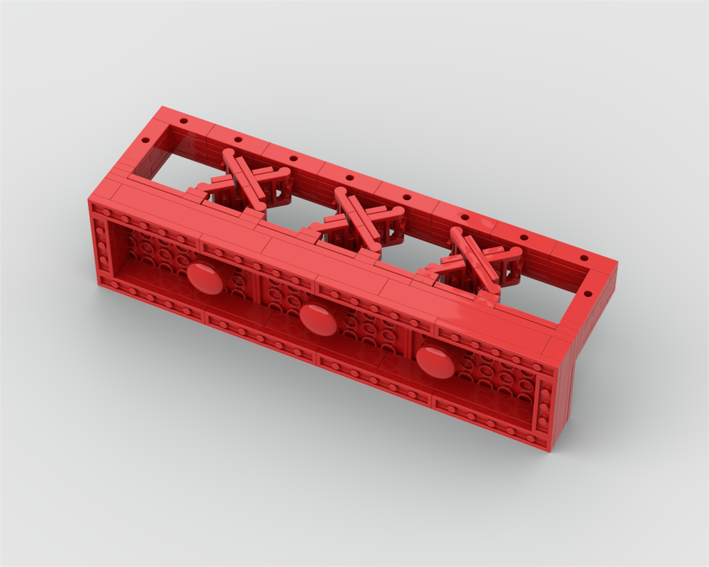 LEGO MOC-226004 Upscaled 1x4x1 fence by Briquoleur | Rebrickable ...