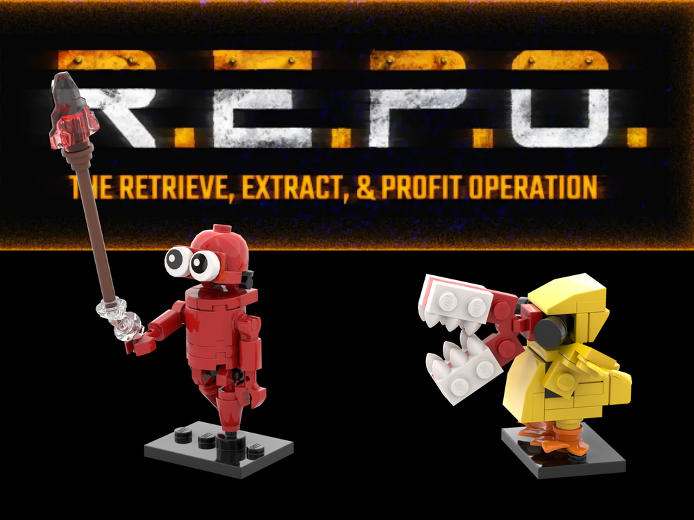 LEGO MOC-226012 R.E.P.O. Semibot and Apex Predator by Camobricktape ...