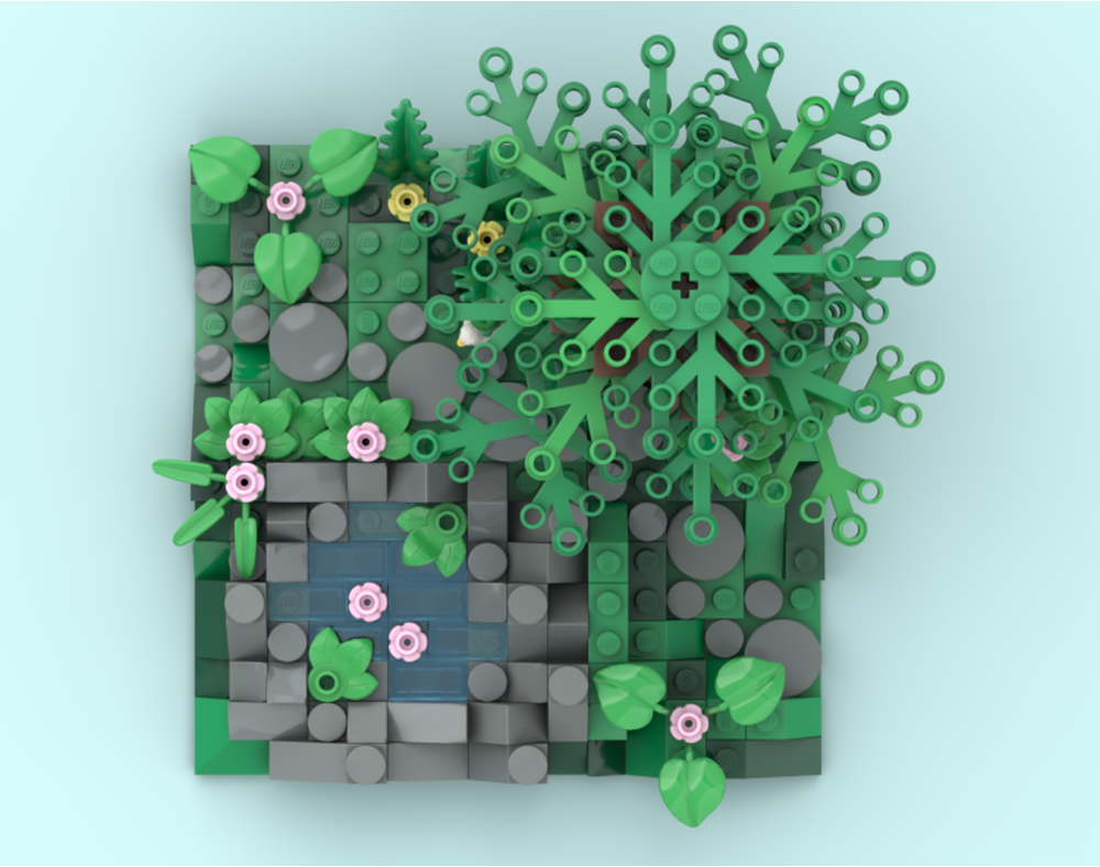 LEGO MOC Nature's Nook (Stone Trail & Shade) by BrickTactician ...