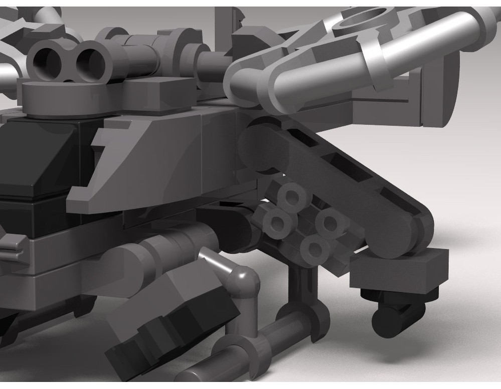 LEGO MOC Micro AT-99 Scorpion Gunship by SupersoniqueBricks ...