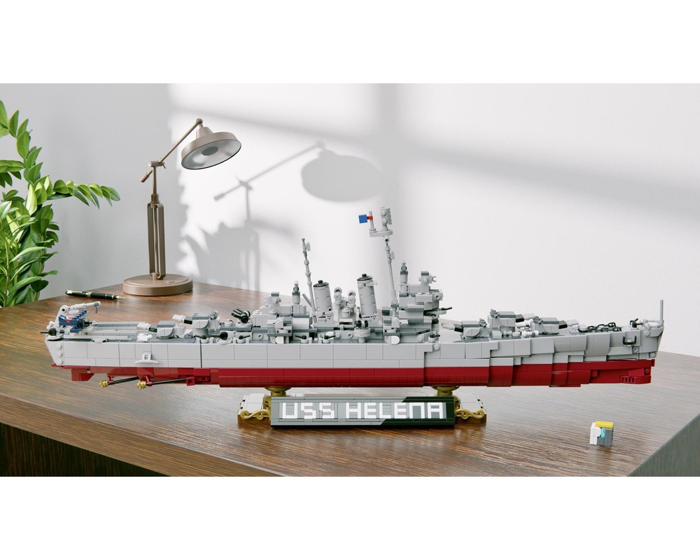 LEGO MOC-226033 USS Helena by ProjecTile Designs | Rebrickable - Build ...