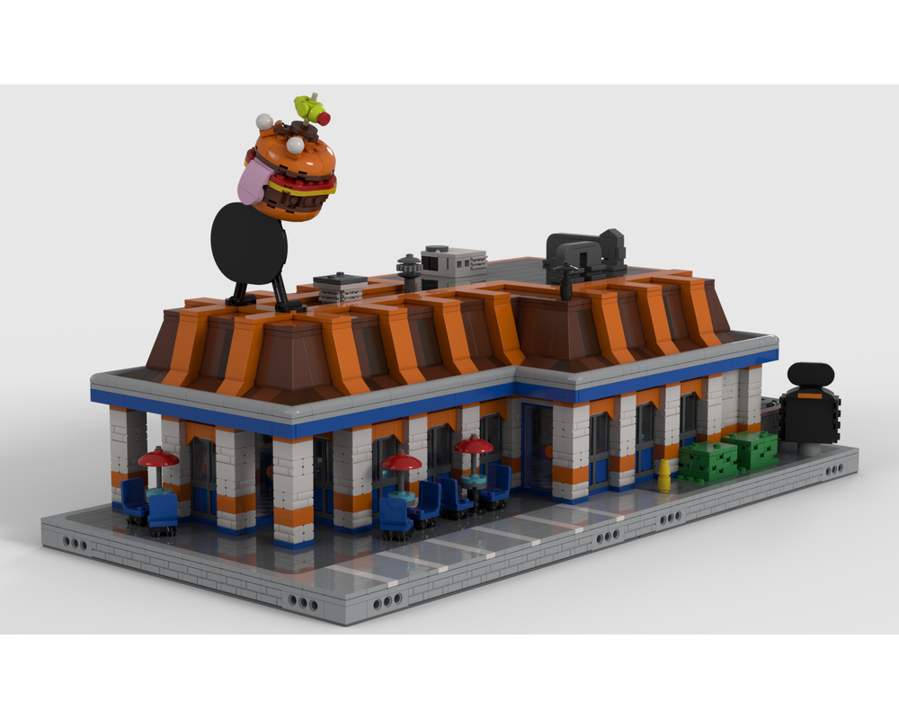 LEGO MOC-226071 Full-Size Durr Burger Restaurant by frug | Rebrickable ...