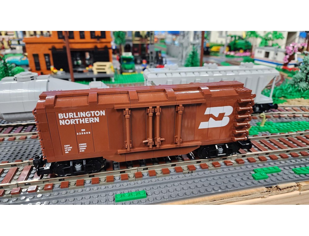 LEGO MOC Train Box Car by Bevinsbricks | Rebrickable - Build with LEGO