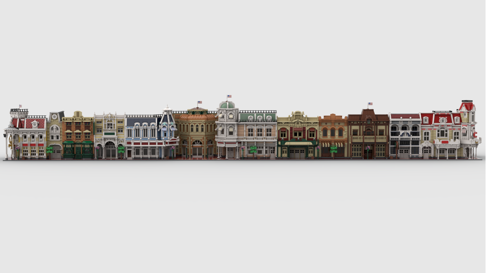 LEGO MOC Magic Kingdom Emporium by WDWBricks | Rebrickable - Build with ...