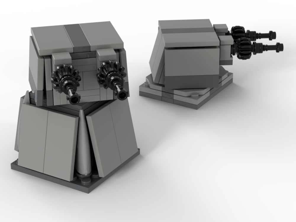 LEGO MOC-226083 Gun in placement / Gun turret by Steamtanks ...