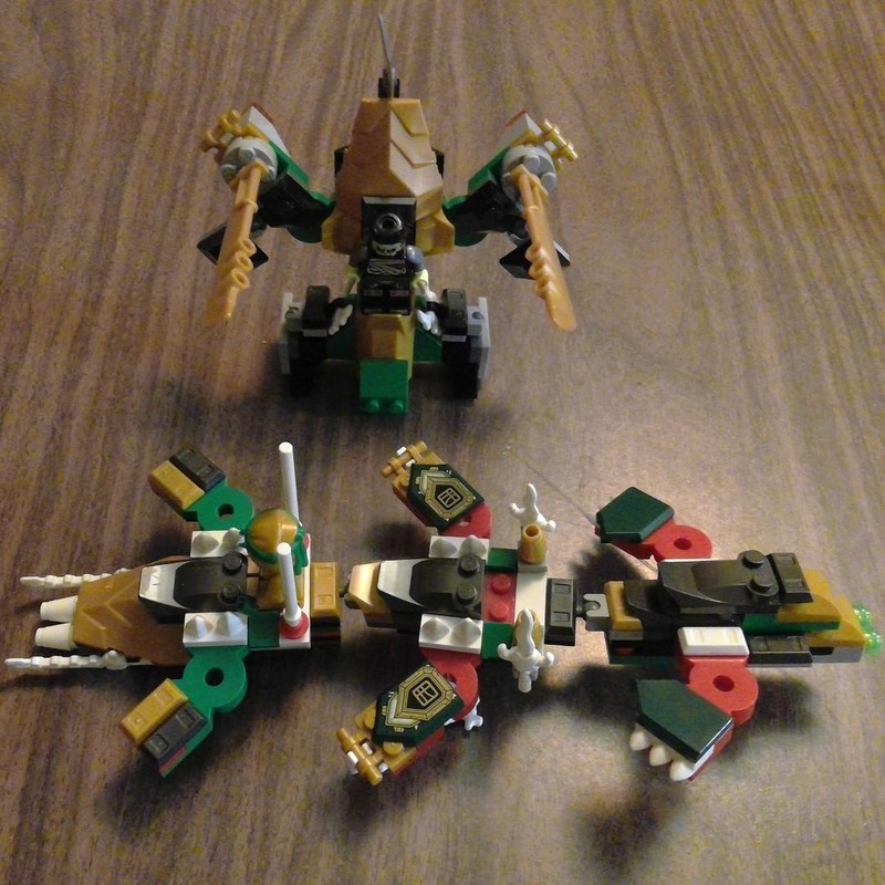 LEGO MOC-226089 Ninjago dragon MOC with enemy mech by calvintheboss ...
