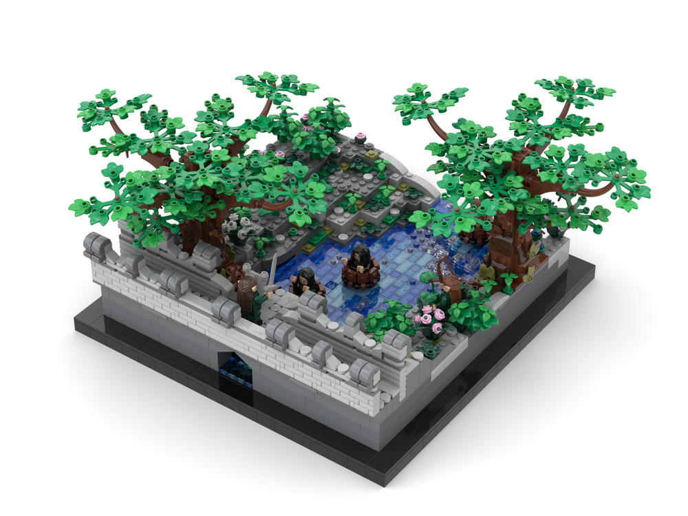 LEGO MOC The Hobbit - Barrel Chase Scene by ntader | Rebrickable ...
