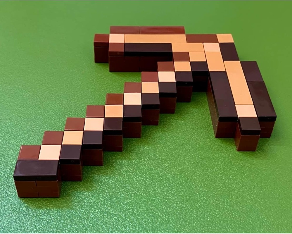 LEGO MOC-226123 Wooden Pickaxe by aure bricks | Rebrickable - Build ...
