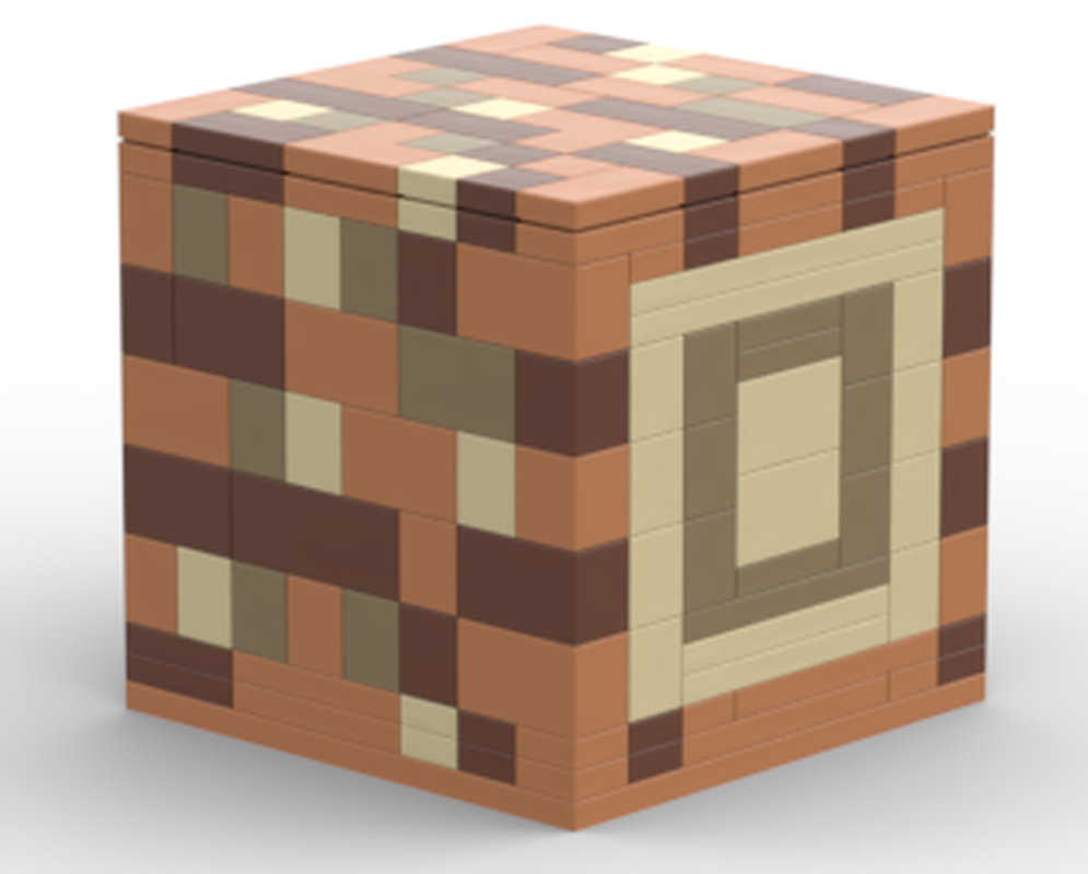 LEGO MOC Oak Log Block Side by aure bricks | Rebrickable - Build with LEGO