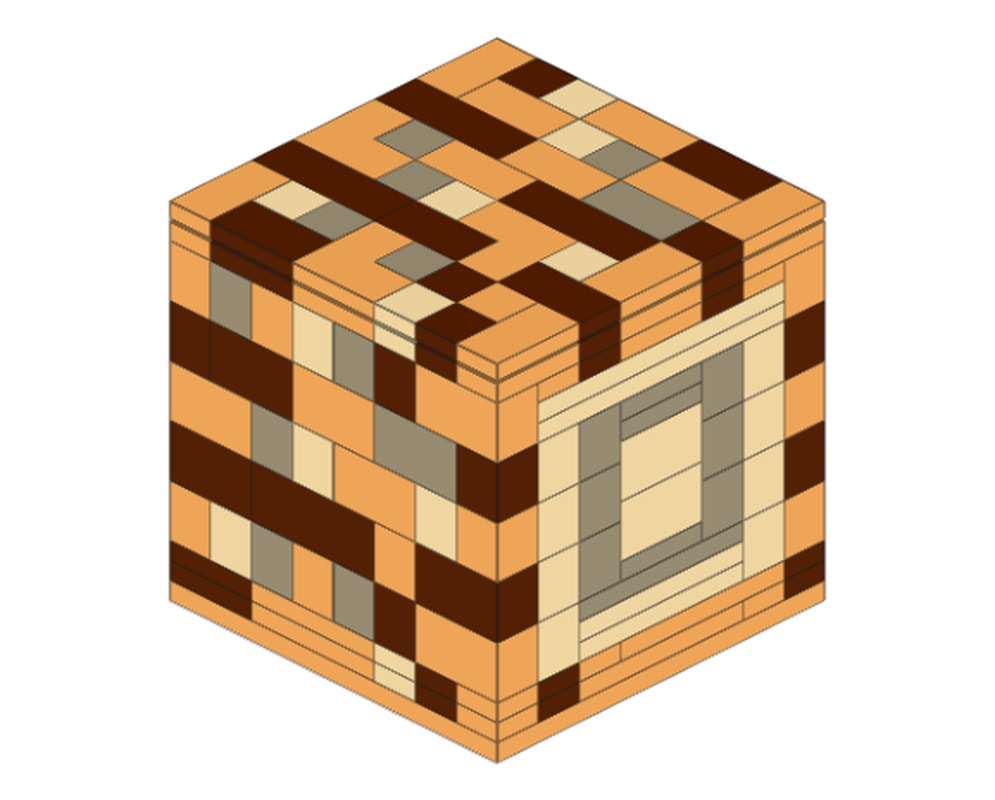 LEGO MOC Oak Log Block Side by aure bricks | Rebrickable - Build with LEGO