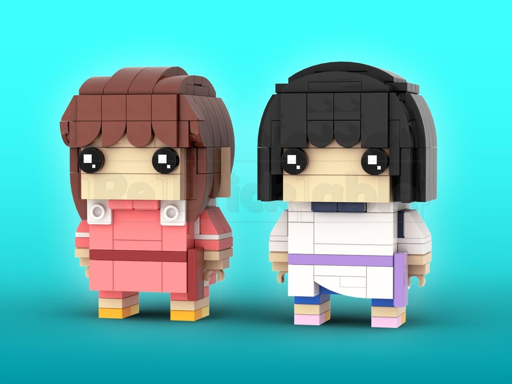 LEGO MOC-226133 Chihiro & Haku Brickheadz LEGO MOC - Spirited Away by ...