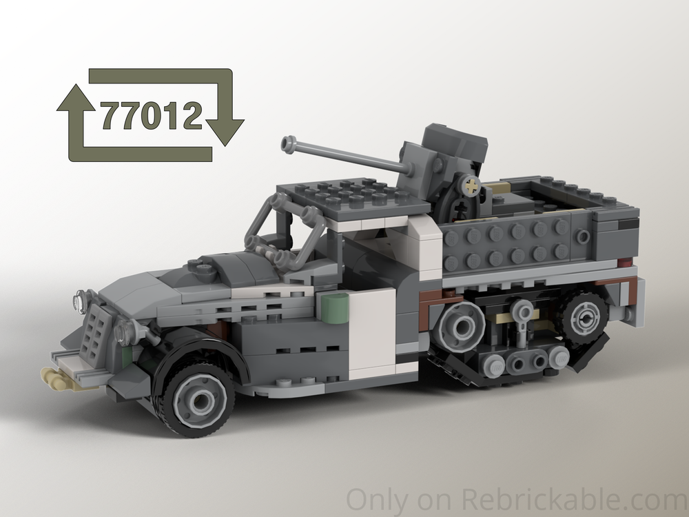 LEGO MOC-226142 77012 Half-Track by OzBrick | Rebrickable - Build with LEGO