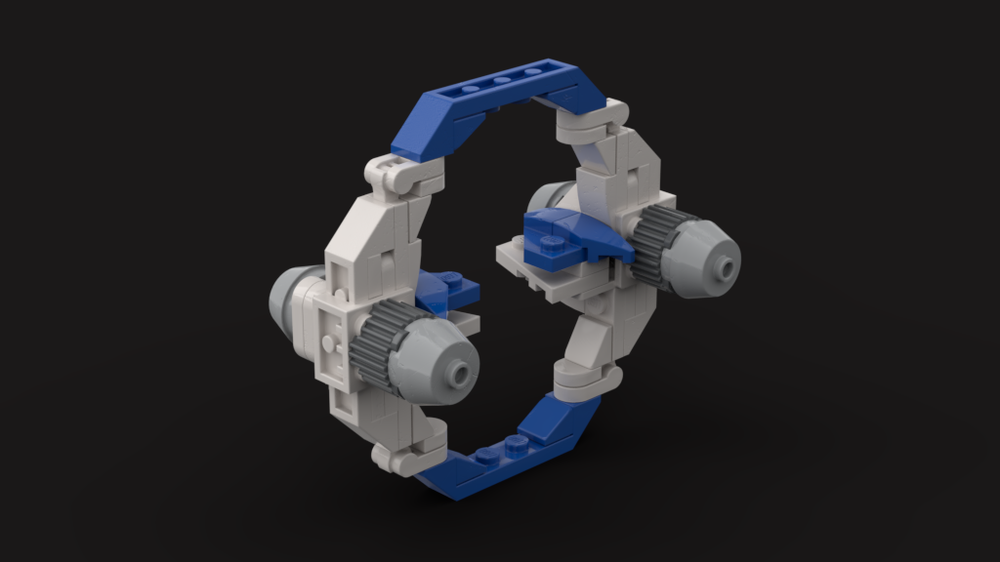 LEGO MOC Delta 7 Hyperdrive by AbvAvrgUndrAchvr | Rebrickable - Build ...