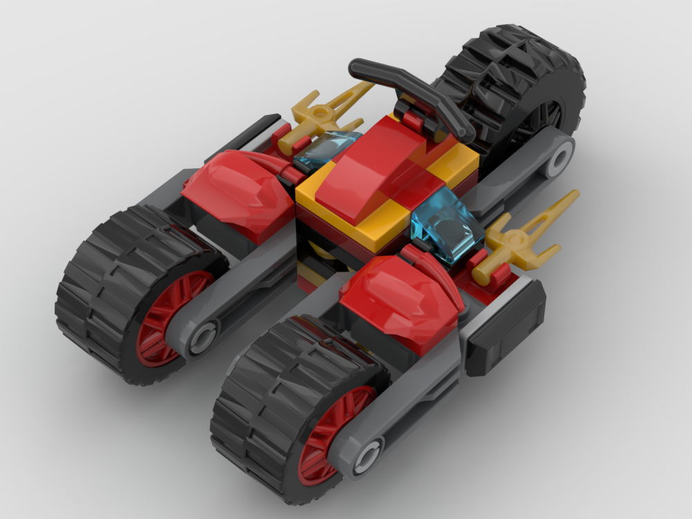 LEGO MOC 71838 Kai's Trike by thekitchenscientist | Rebrickable - Build ...