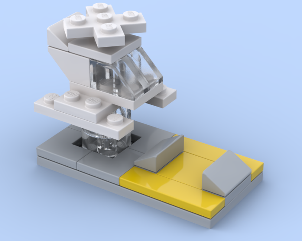 LEGO MOC Mini Helicopter w/ Landing Pad by GandaLEGO | Rebrickable ...