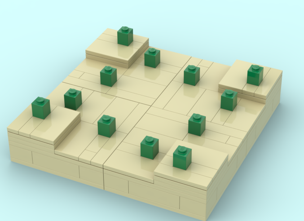 LEGO MOC Mini biomes : desert by SavageBricks | Rebrickable - Build ...