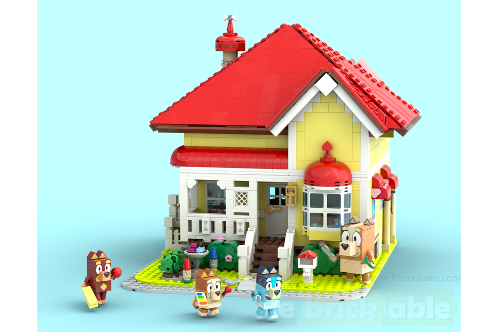 LEGO MOC Bluey House by Monkey-Scout | Rebrickable - Build with LEGO