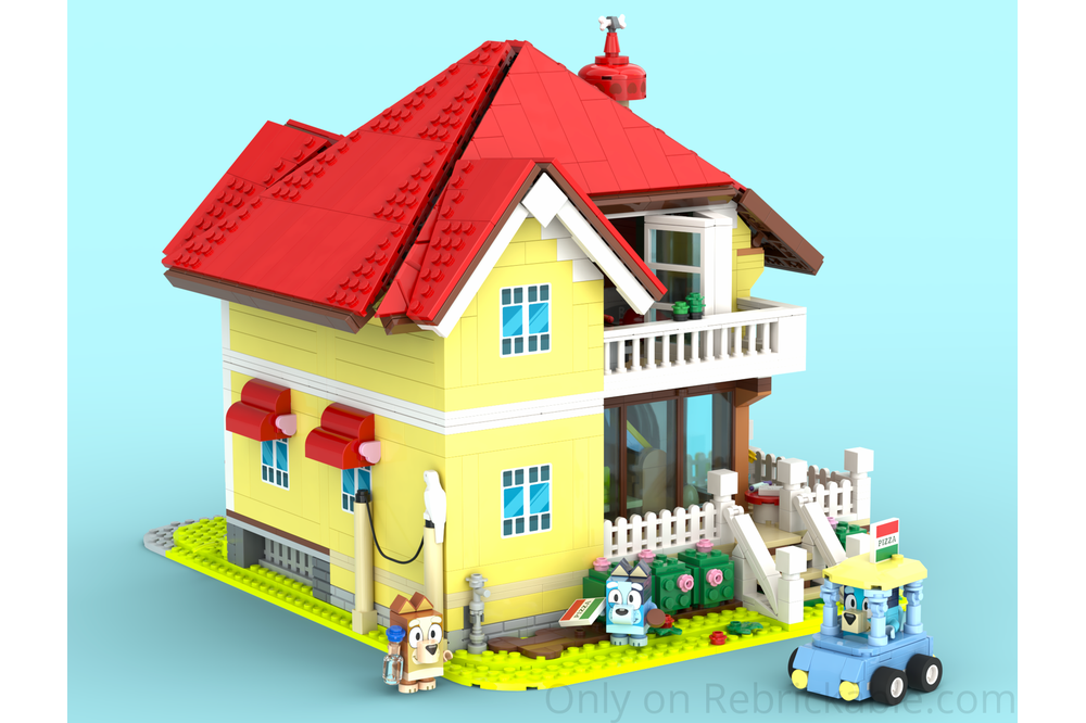 LEGO MOC Bluey House by Monkey-Scout | Rebrickable - Build with LEGO