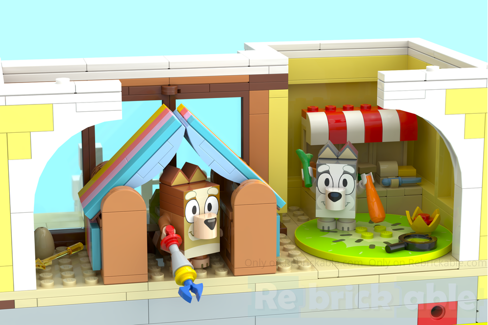 LEGO MOC Bluey House by Monkey-Scout | Rebrickable - Build with LEGO