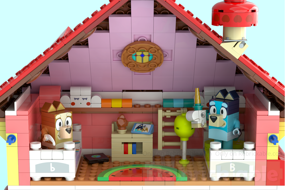 LEGO MOC Bluey House by Monkey-Scout | Rebrickable - Build with LEGO