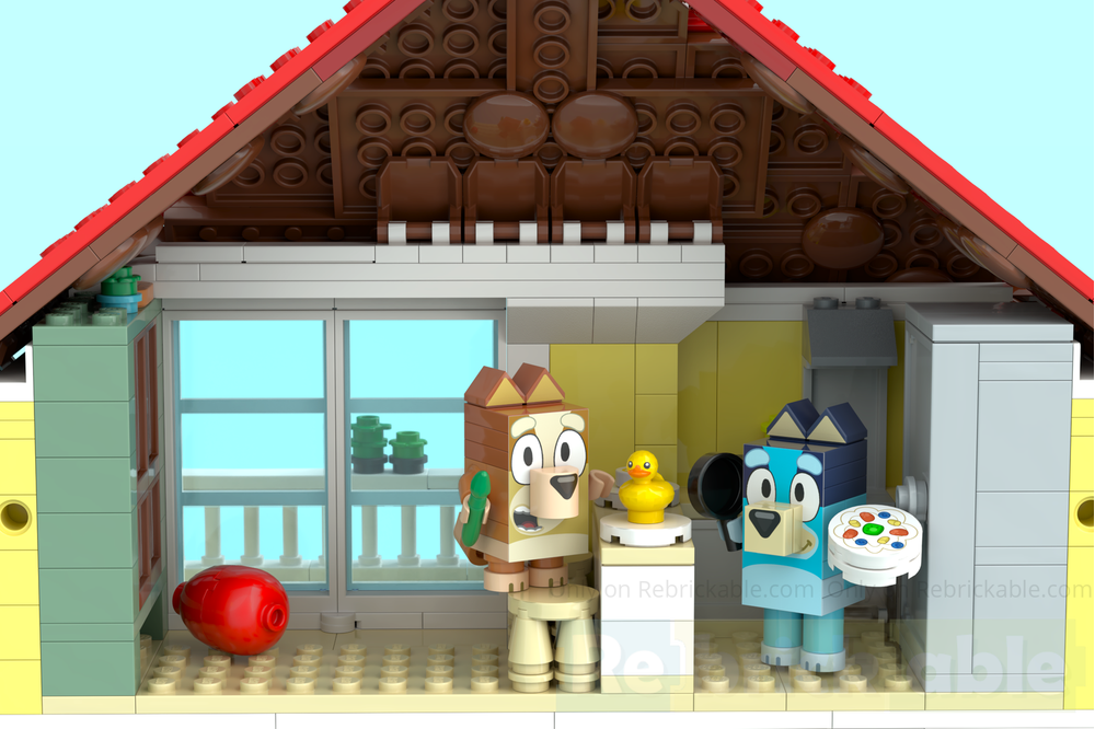 LEGO MOC Bluey House by Monkey-Scout | Rebrickable - Build with LEGO