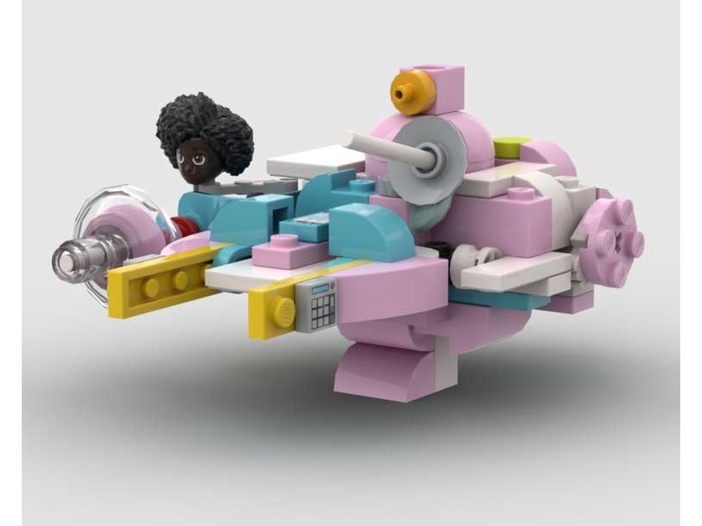 LEGO MOC Cotton Candy Falcon by JupiterZen | Rebrickable - Build with LEGO