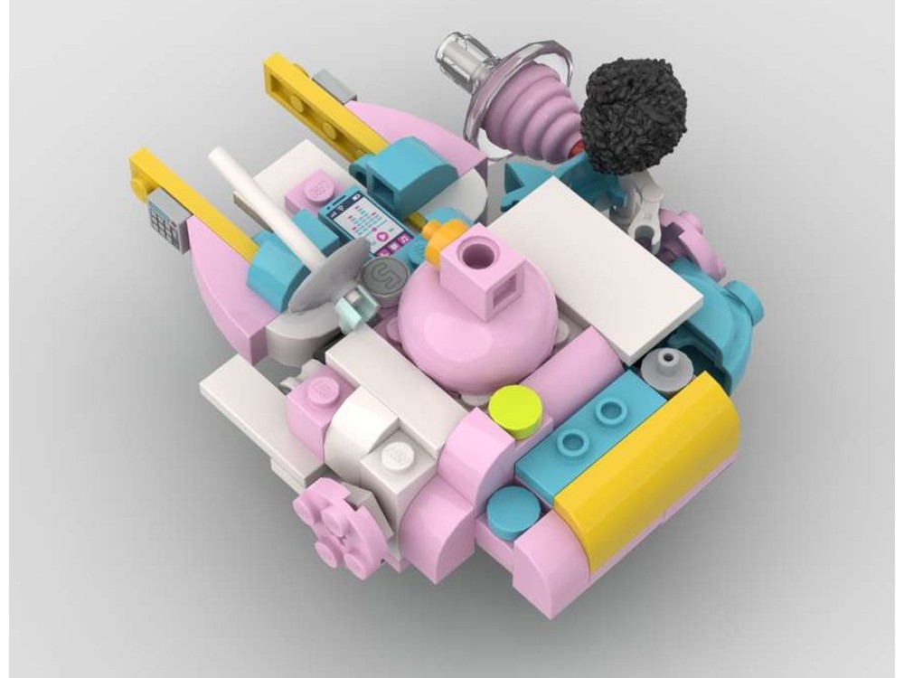 LEGO MOC Cotton Candy Falcon by JupiterZen | Rebrickable - Build with LEGO