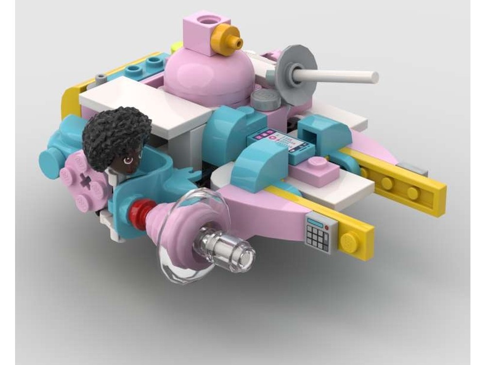 LEGO MOC Cotton Candy Falcon by JupiterZen | Rebrickable - Build with LEGO