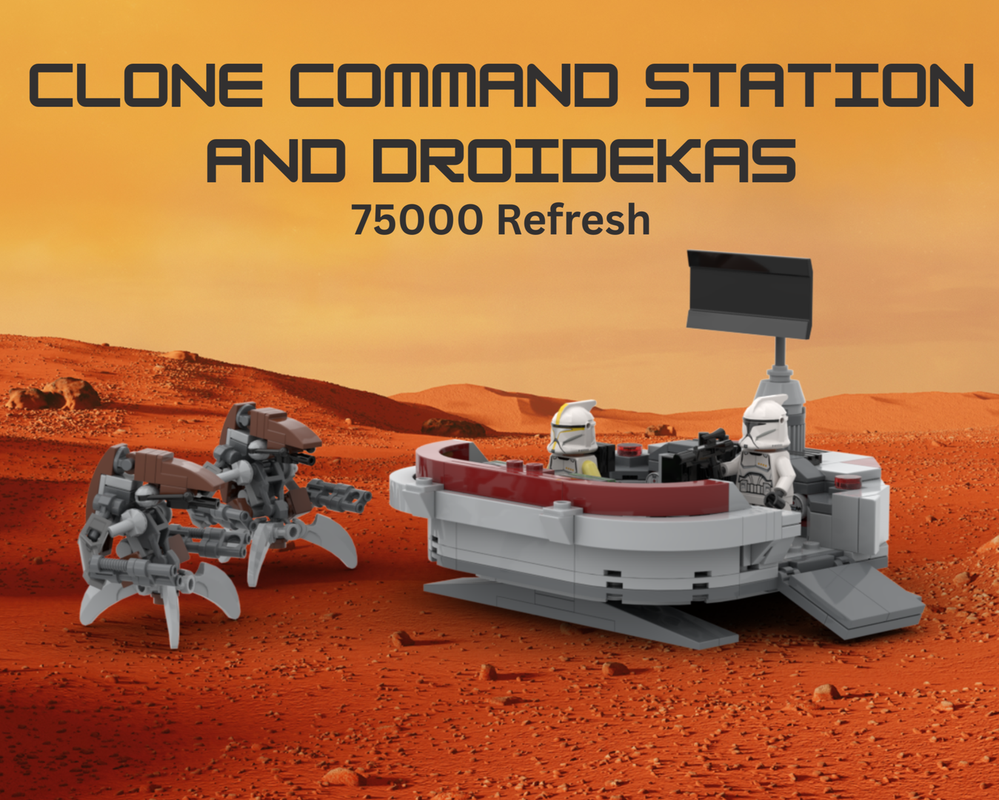 LEGO MOC Clone Command Station And Droidekas 75000 Refresh by CM ...