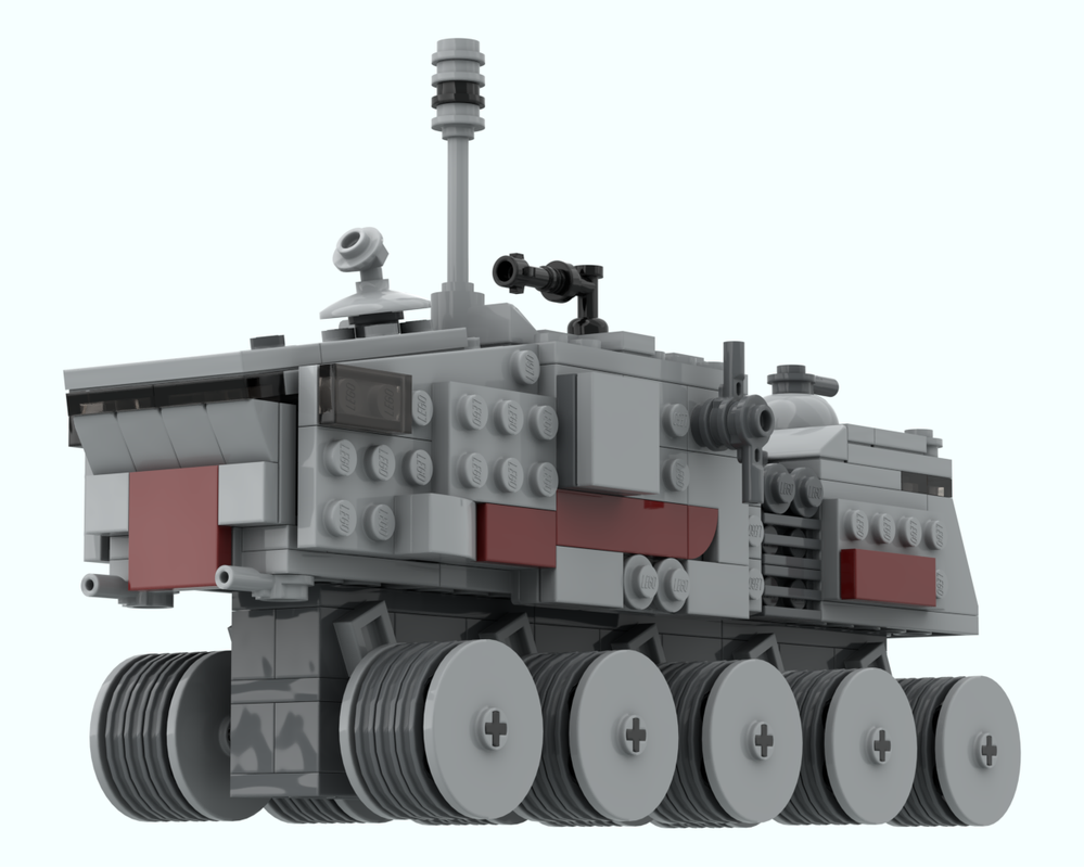 LEGO MOC 1:300 Scale HAVw A6 Juggernaut (Clone Turbo Tank) by Tytanium ...