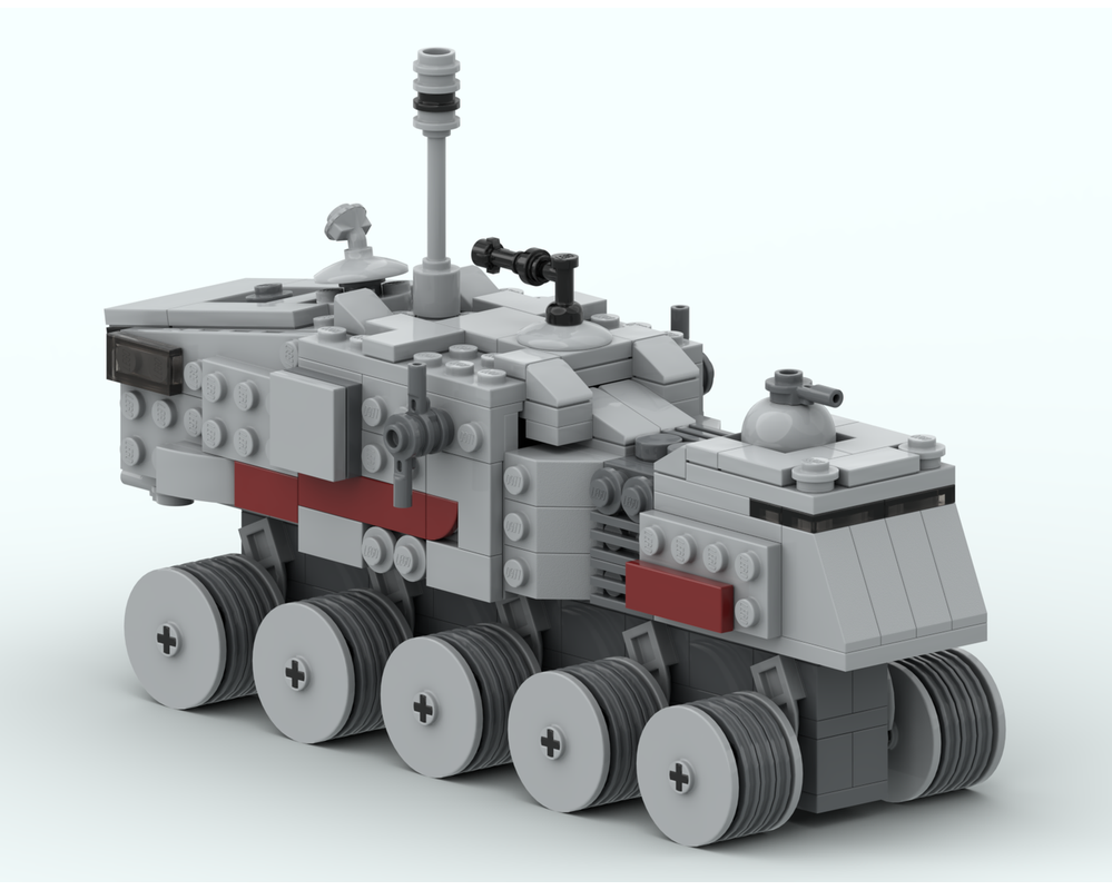 LEGO MOC 1:300 Scale HAVw A6 Juggernaut (Clone Turbo Tank) by Tytanium ...