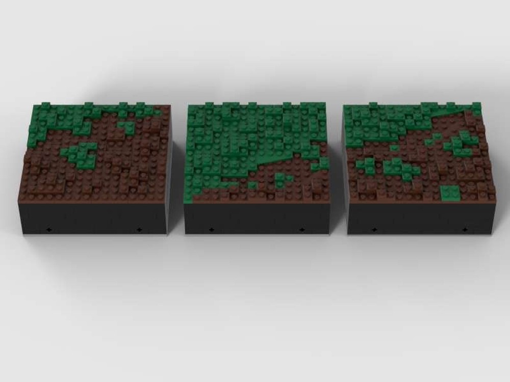 LEGO MOC Modular Terrain - Transition Pack 2 by mikey2110 | Rebrickable ...